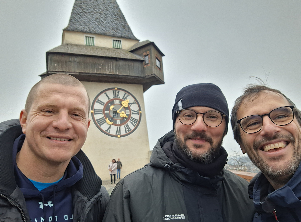 Justin Haegele von der Old Dominion University in Virgina USA als ...